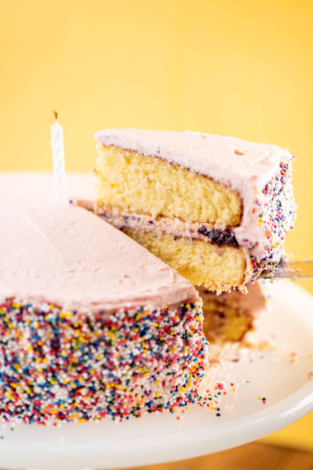 One Bowl Simple Vanilla Layer Cake Recipe — The Mom 100