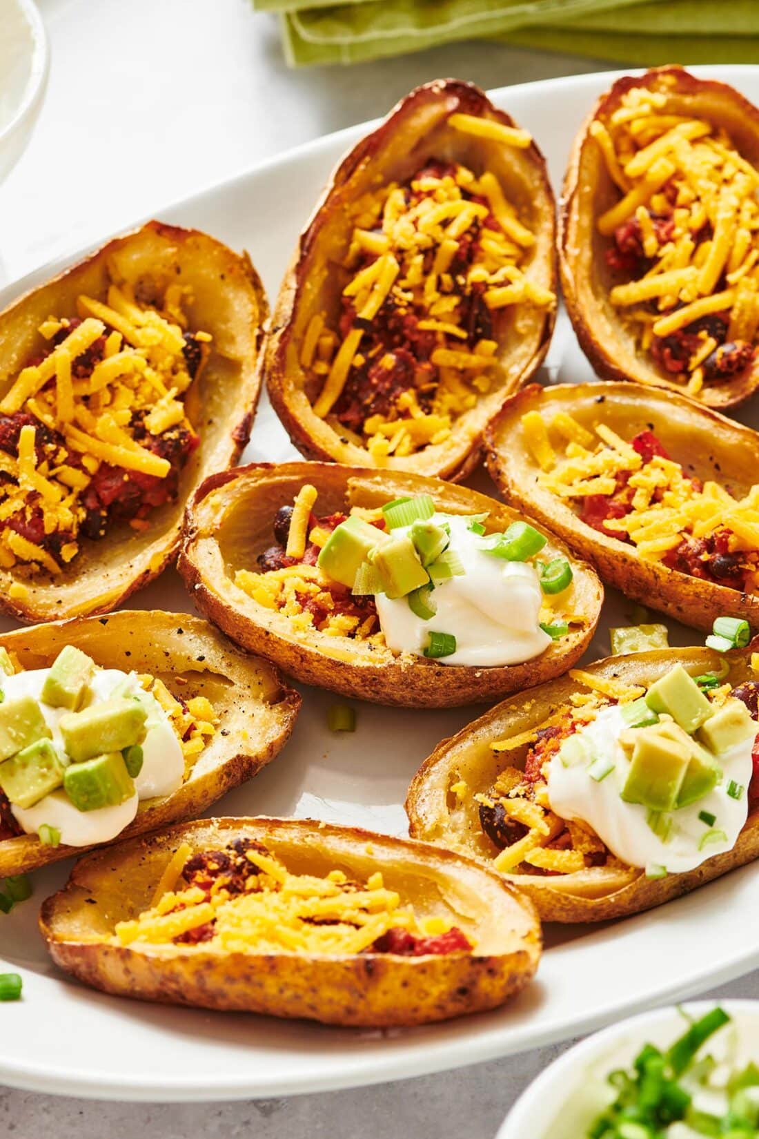 Vegan Loaded Potato Skins Recipe — The Mom 100